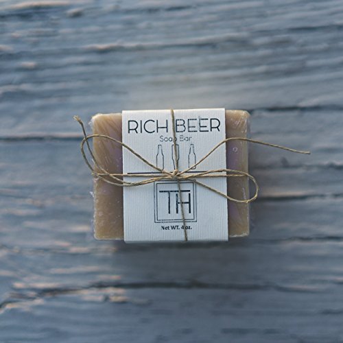 Handmade Gentle Facial and Body Soap (Lime Patchouli Rich Beer)