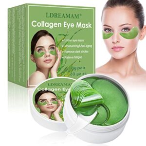 under eye mask,collagen eye mask,seaweed eye mask,firming eye mask, eye gel treatment masks for puffy eyes, eye pads for,under eye bags, anti wrinkle, moisturizing improves elasticity 30 pairs