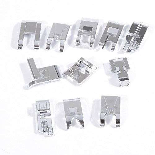 Sewing Machine Presser Feet Set 42 Pcs for Brother, Babylock, Singer, Janome, Elna, Toyota, New Home, Simplicity, Necchi, Kenmore, and Most of Low Shank Sewing Machines