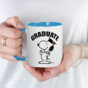 CafePress Snoopy Graduate Mug Ceramic Coffee Mug, Tea Cup 11 oz