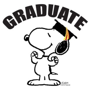 CafePress Snoopy Graduate Mug Ceramic Coffee Mug, Tea Cup 11 oz