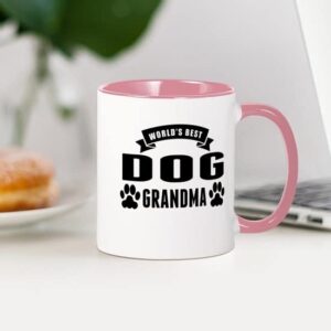 CafePress Worlds Best Dog Grandma Mugs Ceramic Coffee Mug, Tea Cup 11 oz