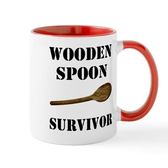 CafePress Wooden Spoon Survivor Mug Ceramic Coffee Mug, Tea Cup 11 oz