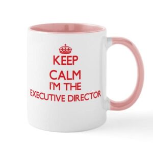 cafepress keep calm i’m the executive director mugs ceramic coffee mug, tea cup 11 oz