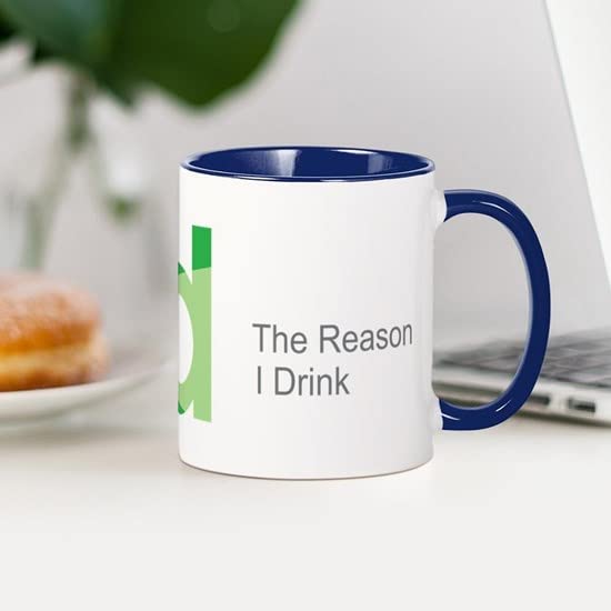 CafePress TRID The Reason I Drink Mug Ceramic Coffee Mug, Tea Cup 11 oz