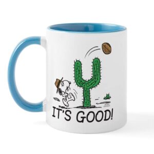 cafepress the peanuts gang: spike mug ceramic coffee mug, tea cup 11 oz