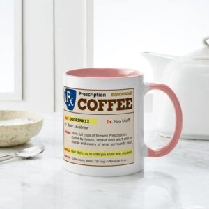 CafePress Prescription Coffee Mug Ceramic Coffee Mug, Tea Cup 11 oz