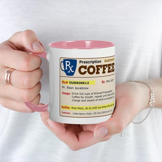 CafePress Prescription Coffee Mug Ceramic Coffee Mug, Tea Cup 11 oz