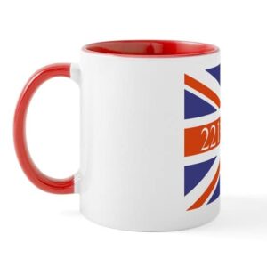 CafePress 221B Union Jack Mugs Ceramic Coffee Mug, Tea Cup 11 oz