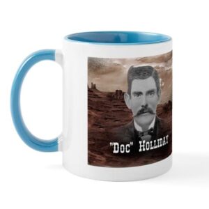 cafepress doc holliday historical mugs ceramic coffee mug, tea cup 11 oz