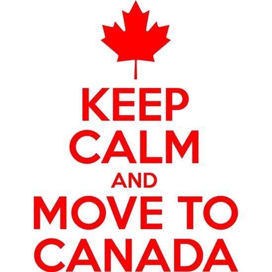 CafePress Keep Calm And Move To Canada Mugs Ceramic Coffee Mug, Tea Cup 11 oz