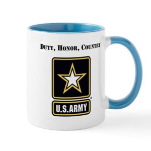 cafepress duty honor country army mugs ceramic coffee mug, tea cup 11 oz