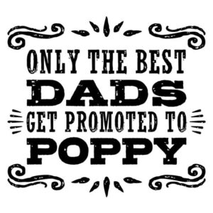 CafePress The Best Dads Get Promoted To Poppy Mug Ceramic Coffee Mug, Tea Cup 11 oz