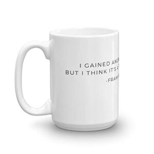 knowledge frankie quote. 15 oz ceramic glossy mugs gift for coffee lover unique coffee mug, coffee cup. 15 oz fine ceramic mug with flawless glaze finish