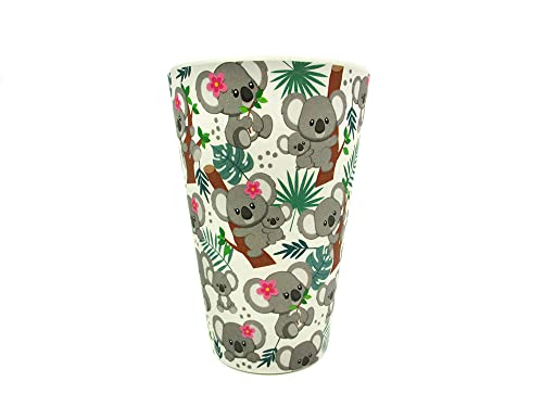 TINYMILLS Koala 14oz Travel Mug Eco-Friendly Reusable Plant Fiber Travel Mug Birthday Gift Stocking Stuffer Teacher Birthday Holiday Gift