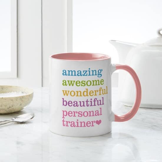 CafePress Personal Trainer Mugs Ceramic Coffee Mug, Tea Cup 11 oz