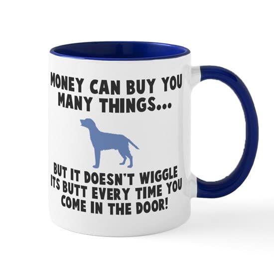 CafePress Money Can't Wiggle Its Butt Mug Ceramic Coffee Mug, Tea Cup 11 oz