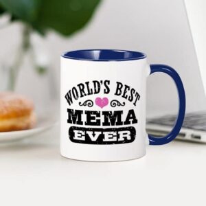 CafePress World's Best Mema Ever Mug Ceramic Coffee Mug, Tea Cup 11 oz