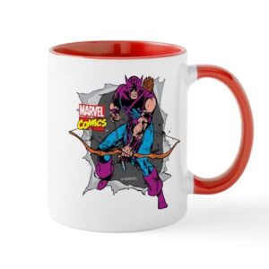 cafepress hawkeye ripped mug ceramic coffee mug, tea cup 11 oz