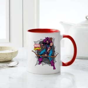 CafePress Hawkeye Ripped Mug Ceramic Coffee Mug, Tea Cup 11 oz