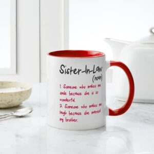 CafePress Sister In Law Mug Ceramic Coffee Mug, Tea Cup 11 oz