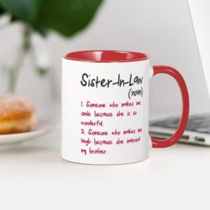 CafePress Sister In Law Mug Ceramic Coffee Mug, Tea Cup 11 oz