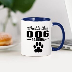 CafePress Worlds Best Dog Grandma Mugs Ceramic Coffee Mug, Tea Cup 11 oz