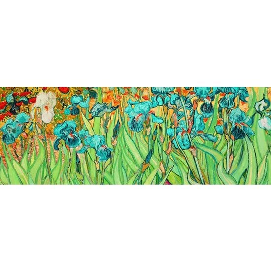 CafePress Van Gogh Teal Irises Mugs Ceramic Coffee Mug, Tea Cup 11 oz