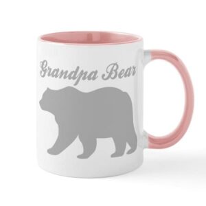 cafepress grandpa bear mugs ceramic coffee mug, tea cup 11 oz