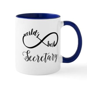 cafepress world’s best secretary mug ceramic coffee mug, tea cup 11 oz