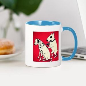 CafePress Dalmatian Getting Some Ink Mugs Ceramic Coffee Mug, Tea Cup 11 oz