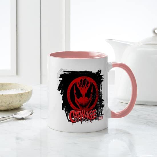 CafePress Carnage Chalk Mug Ceramic Coffee Mug, Tea Cup 11 oz