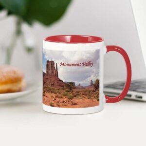 CafePress Monument Valley, Utah, USA 2 (Caption) Mugs Ceramic Coffee Mug, Tea Cup 11 oz