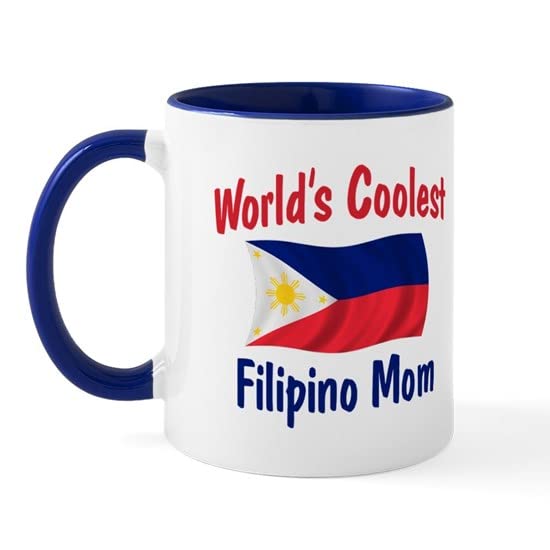 CafePress Coolest Filipino Mom Mug Ceramic Coffee Mug, Tea Cup 11 oz