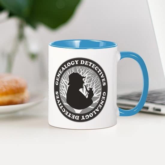 CafePress Genealogy Detectives Mug Ceramic Coffee Mug, Tea Cup 11 oz