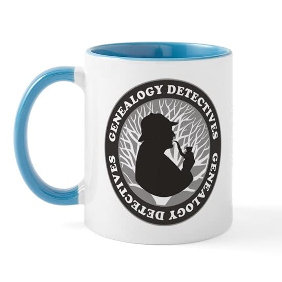 CafePress Genealogy Detectives Mug Ceramic Coffee Mug, Tea Cup 11 oz