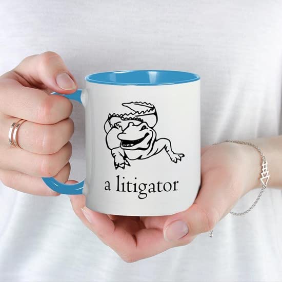 CafePress A Litigator's Mug Ceramic Coffee Mug, Tea Cup 11 oz