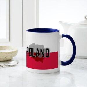 CafePress Flag Of Poland Extra Mug Ceramic Coffee Mug, Tea Cup 11 oz