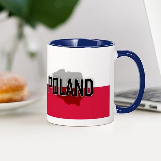 CafePress Flag Of Poland Extra Mug Ceramic Coffee Mug, Tea Cup 11 oz