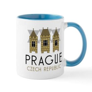 cafepress prague mug ceramic coffee mug, tea cup 11 oz