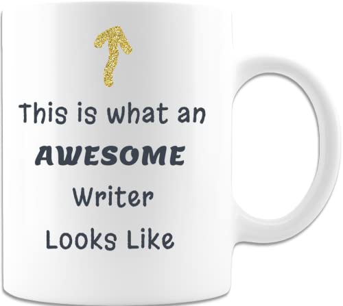 This is What an Awesome Writer Looks Like Coffee Mug makes a Great Writer Christmas gift. Great stocking stuffer too! 15 oz