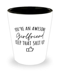 girlfriend girlfriend shot glass for girlfriend awesome girlfriend shooter cup gag idea best grandma women mother’s day