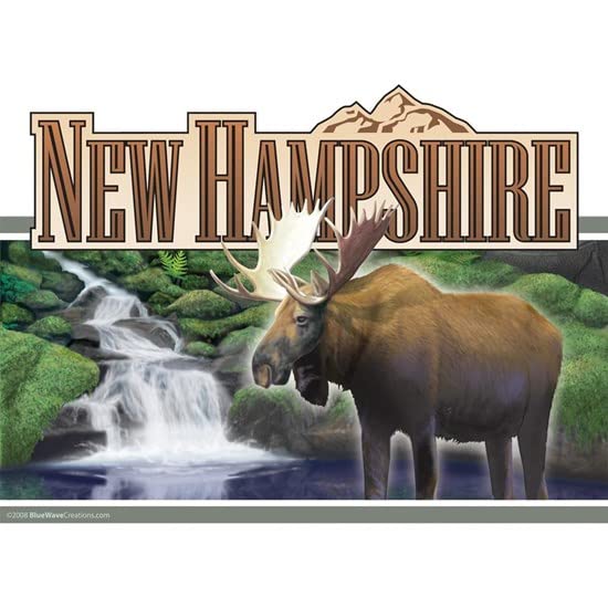 CafePress New Hampshire Moose Mug Ceramic Coffee Mug, Tea Cup 11 oz