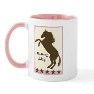 cafepress mustang sally mugs ceramic coffee mug, tea cup 11 oz