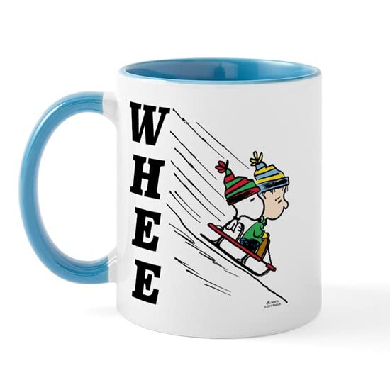 CafePress The Peanuts Gang: Winter Fun Mug Ceramic Coffee Mug, Tea Cup 11 oz