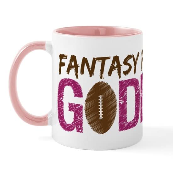 CafePress Fantasy Football Goddess Mug Ceramic Coffee Mug, Tea Cup 11 oz