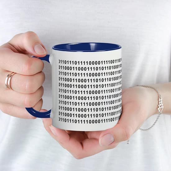 CafePress Binary Code 101 Mugs Ceramic Coffee Mug, Tea Cup 11 oz