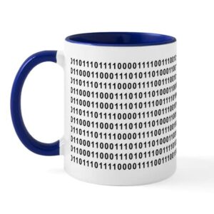 CafePress Binary Code 101 Mugs Ceramic Coffee Mug, Tea Cup 11 oz