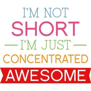 CafePress I'm Not Short I'm Just Concentrated Awesome Mug Ceramic Coffee Mug, Tea Cup 11 oz