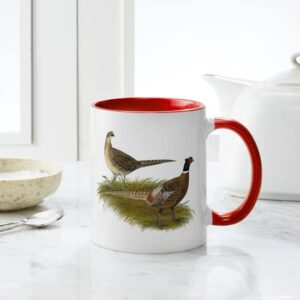 CafePress Ringneck Pheasant Pair Mug Ceramic Coffee Mug, Tea Cup 11 oz